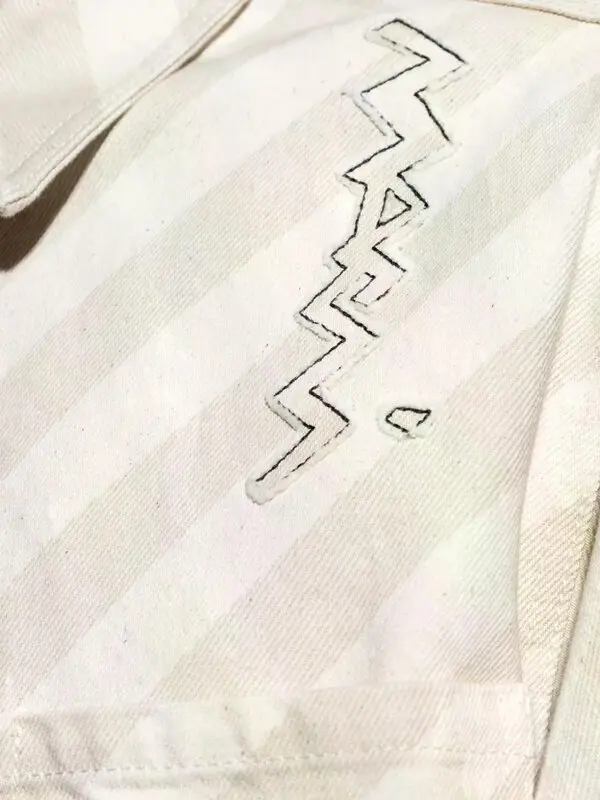 Marni Diagonal Stripe Denim Shirt