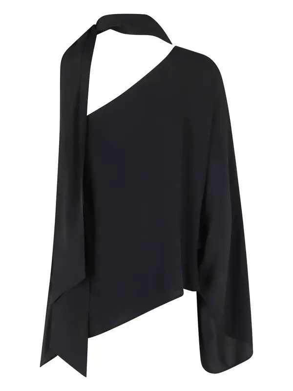 Federica Tosi Crepe-de-chine One-shoulder Blouse