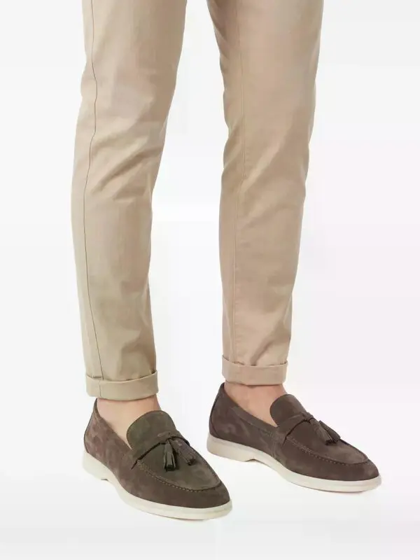 SCAROSSO Leandra Suede Loafers