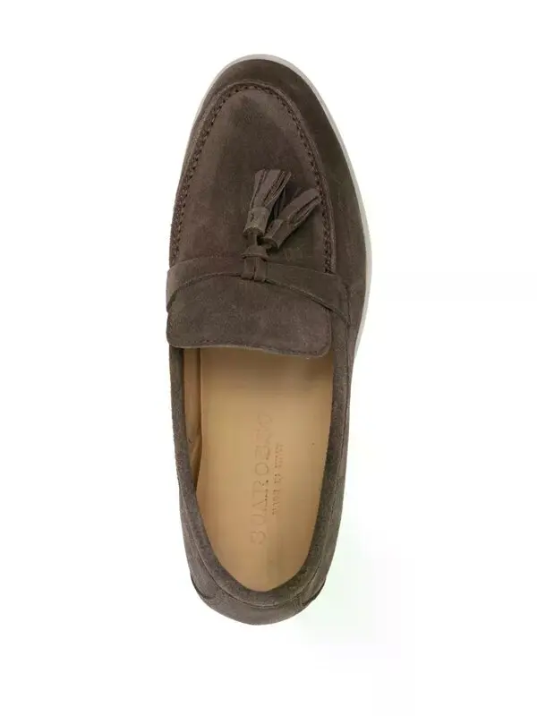 SCAROSSO Leandra Suede Loafers