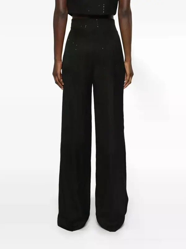 Sandro Sequined Palazzo Pants