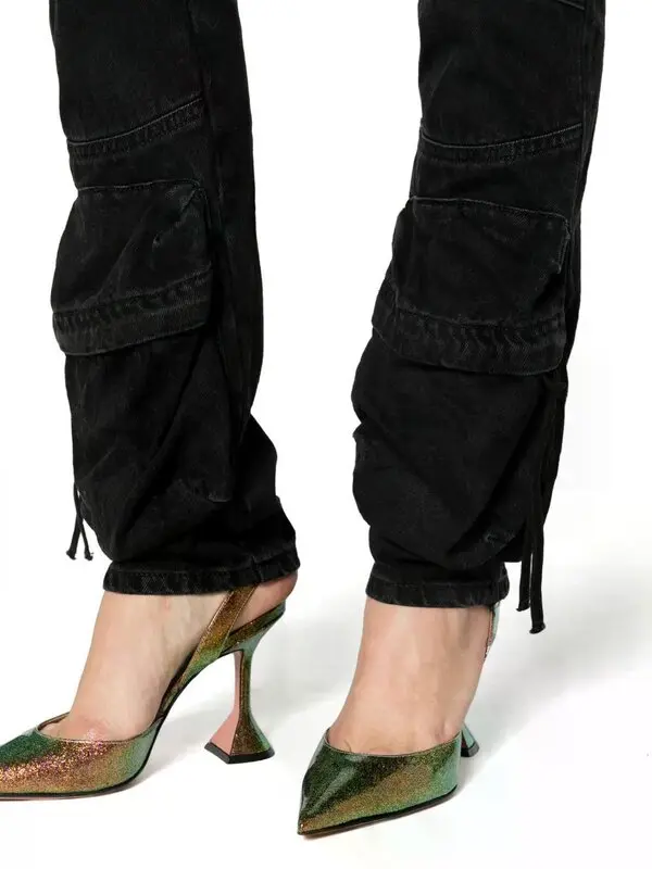 Attico Essie Cargo Jeans - Black