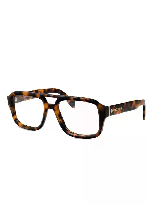 Palm Angels Tortoiseshell-effect Glasses