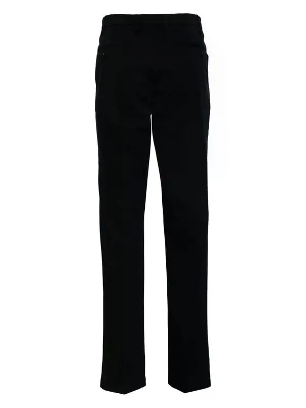 Canali Gabardine Chino Trousers - Blue