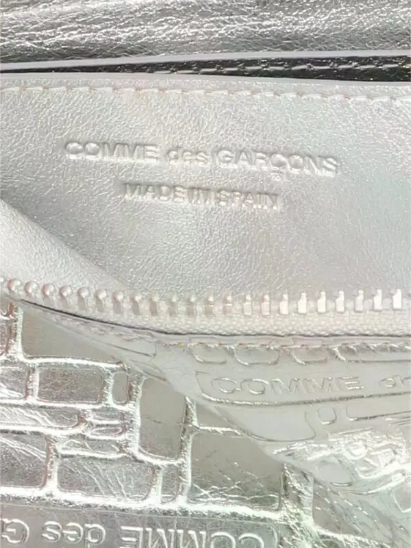 Comme Des Garçons Logo-embossed Leather Wallet