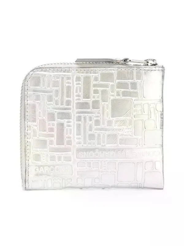 Comme Des Garçons Logo-embossed Leather Wallet