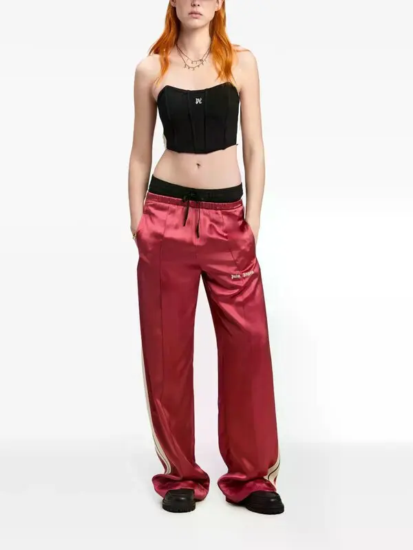 Palm Angels Monogram-print Corset Top
