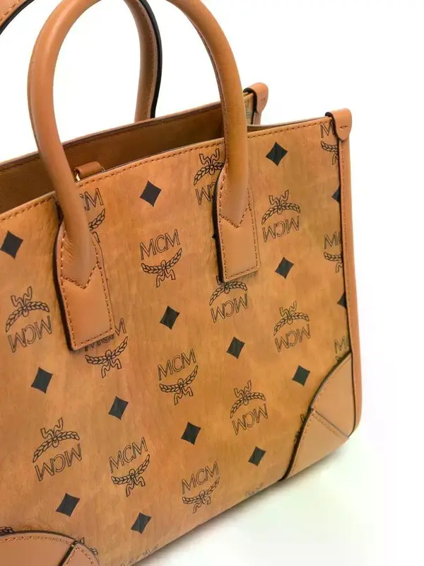 Mcm München Small Tote Bag