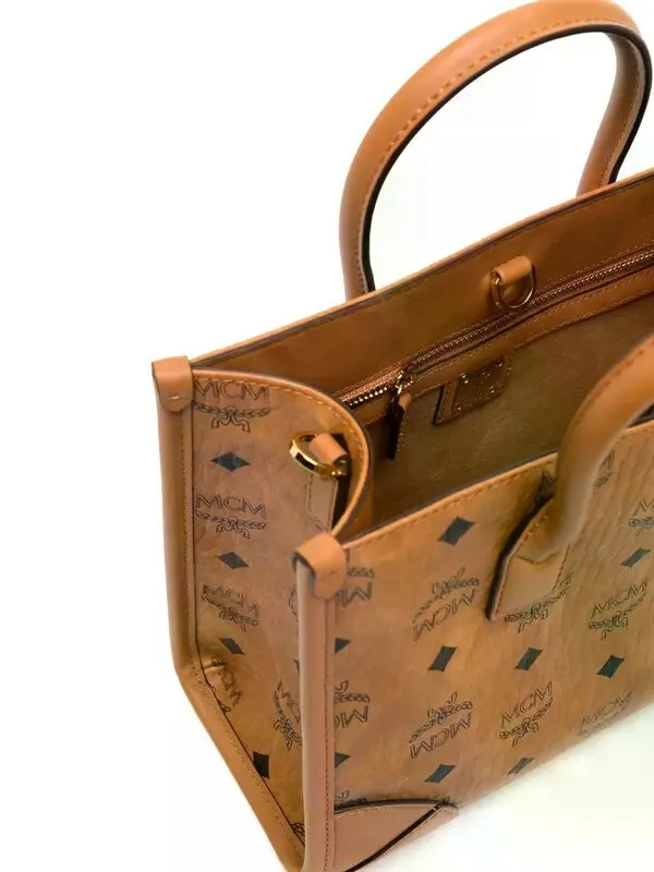 Mcm München Small Tote Bag