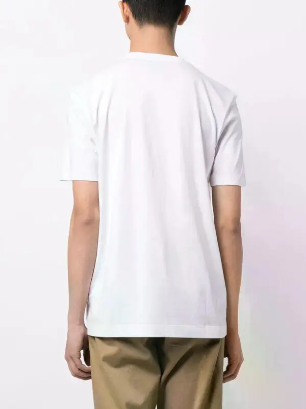 BOSS Logo-print Cotton T-shirt - White