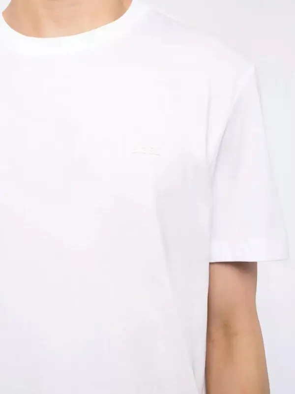 BOSS Logo-print Cotton T-shirt - White