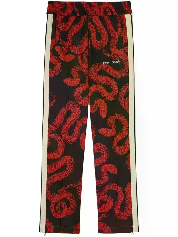 Palm Angels Snake-print Track Pants