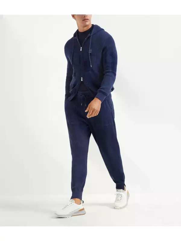 Brunello Cucinelli Cotton Track Pants