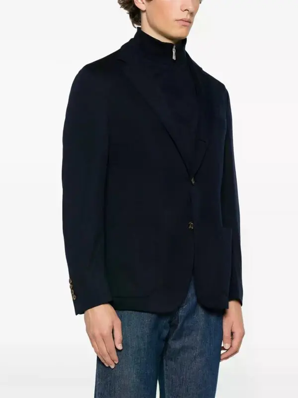 Eleventy Layered Blazer - Blue