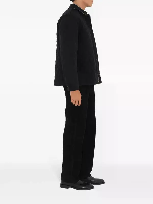 Burberry Reversible Quilted Overshirt - Black