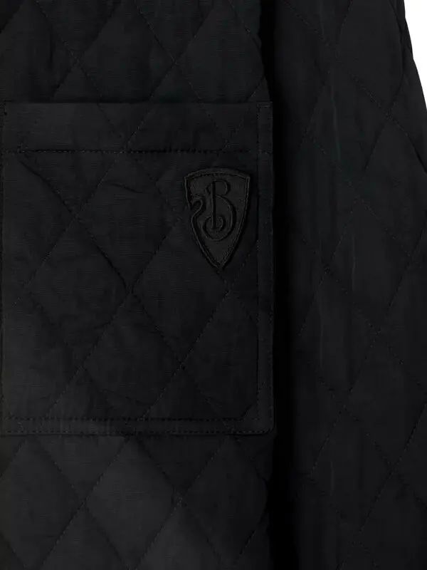 Burberry Reversible Quilted Overshirt - Black