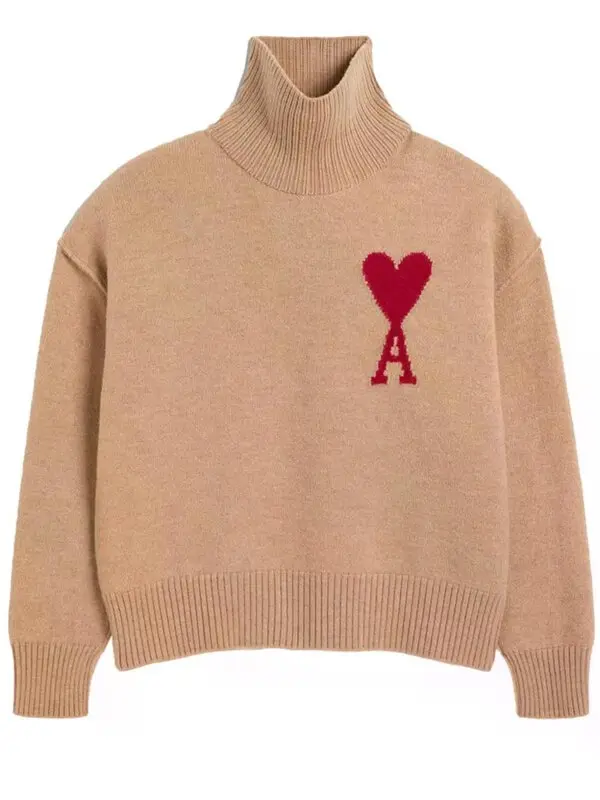AMI Paris De Coeur Wool Jumper