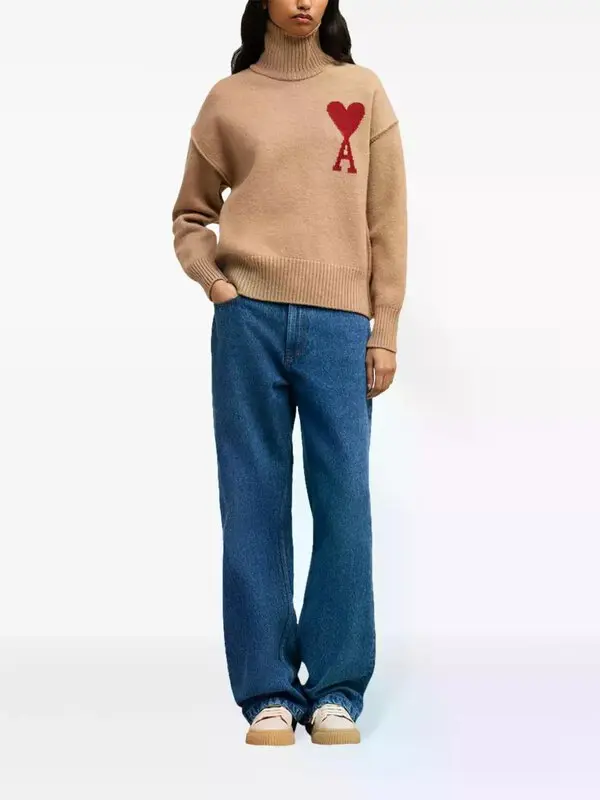AMI Paris De Coeur Wool Jumper