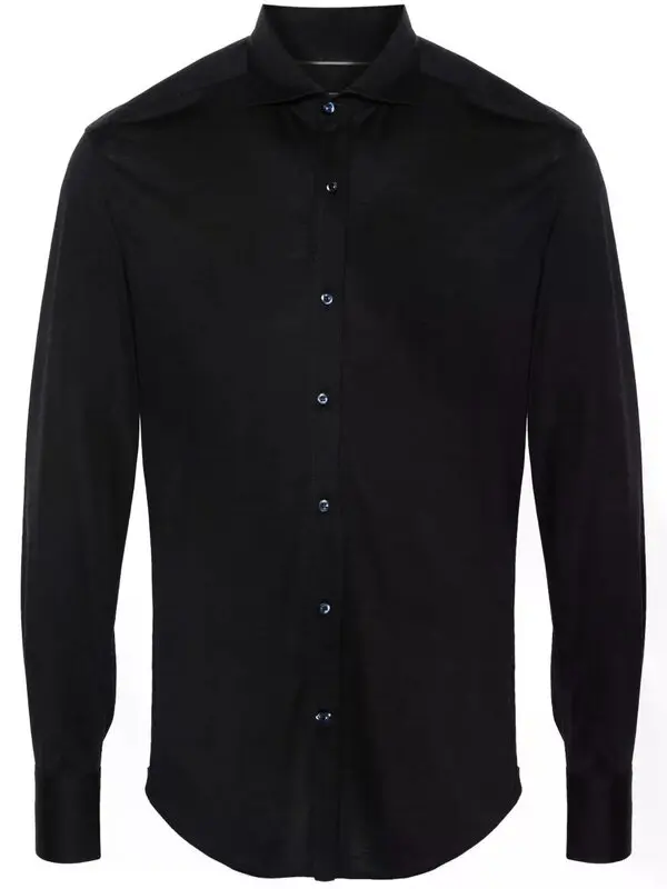 Brunello Cucinelli Spread-collar Jersey Shirt