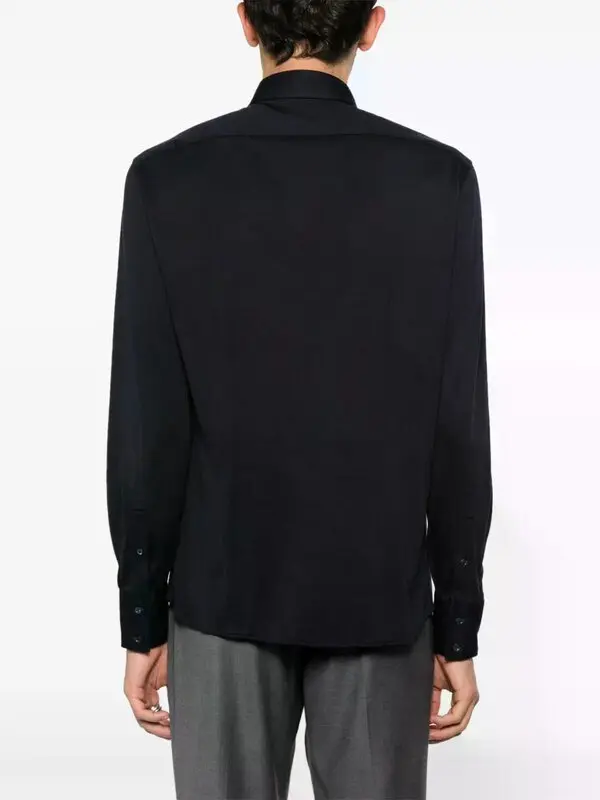 Brunello Cucinelli Spread-collar Jersey Shirt