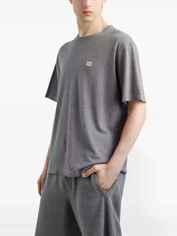 Dolce & Gabbana Logo-plaque Cotton T-shirt
