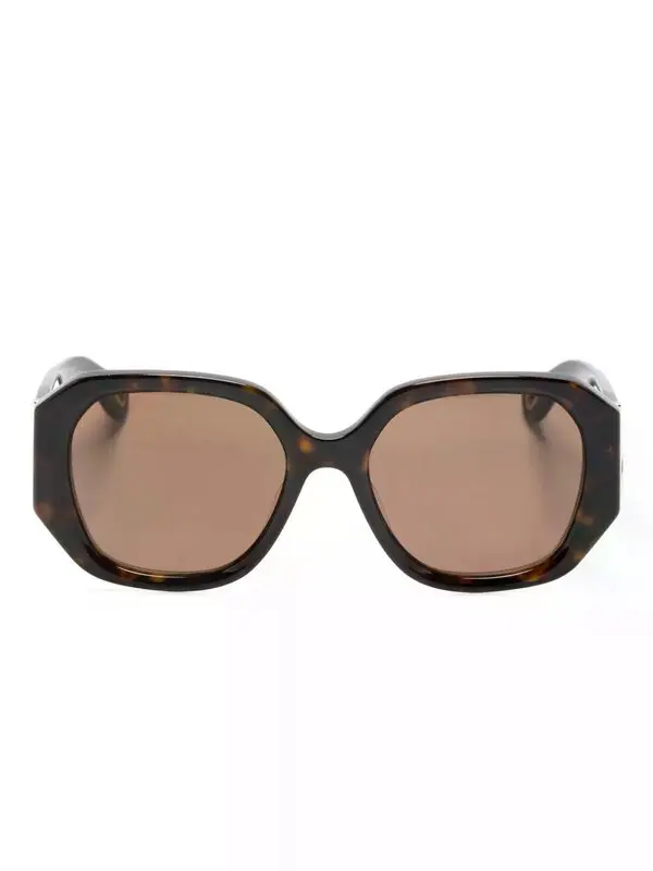 Chloé Marcie Square-frame Sunglasses - Brown