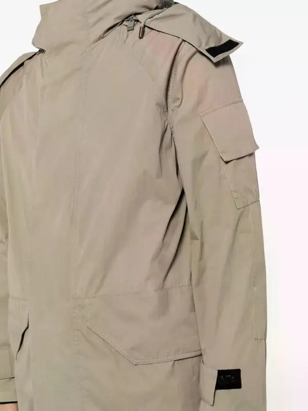 YVES SALOMON Reversible Hooded Parka