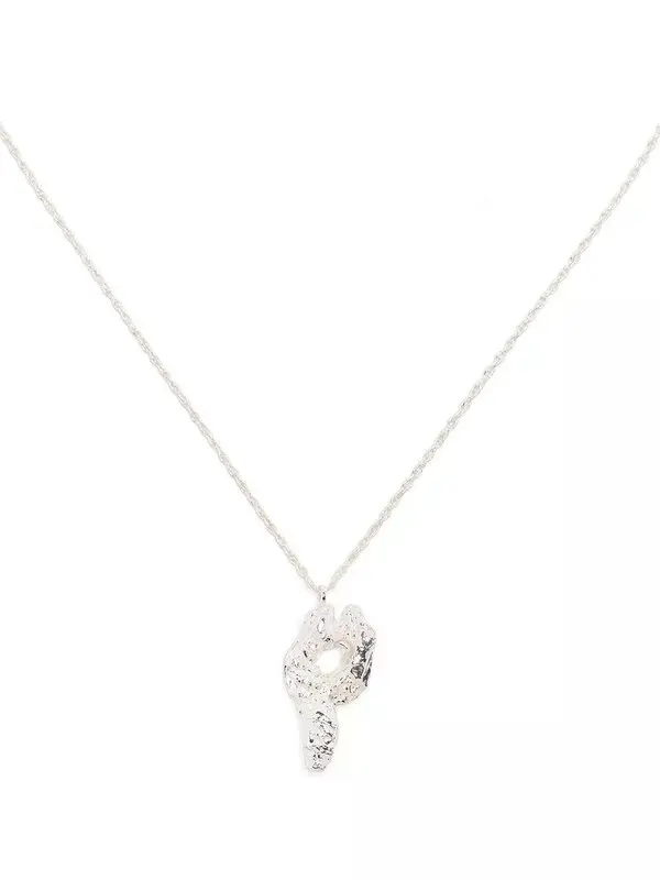 LOVENESS LEE P Alphabet Necklace - Silver