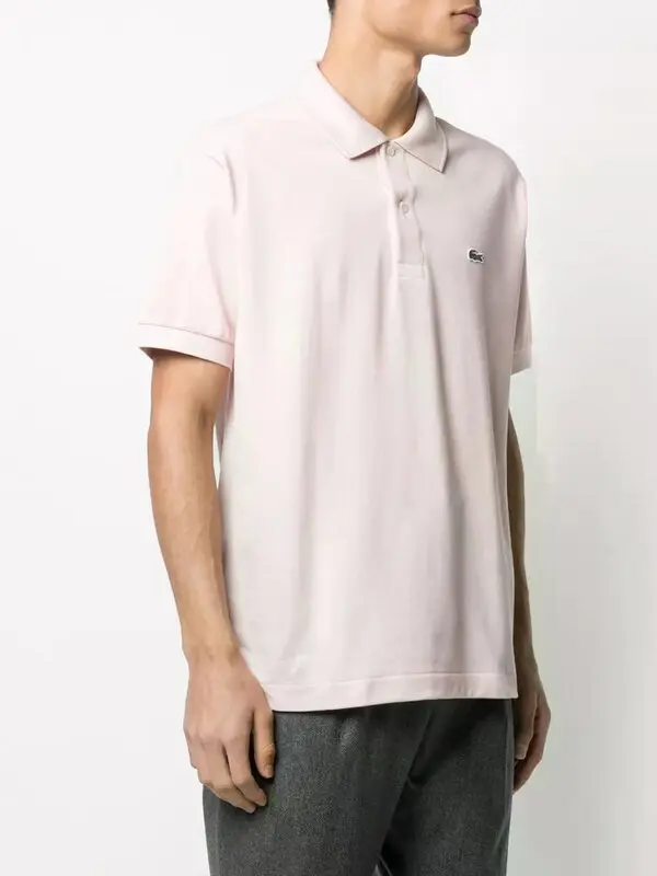Lacoste Embroidered Logo Polo Shirt - Pink