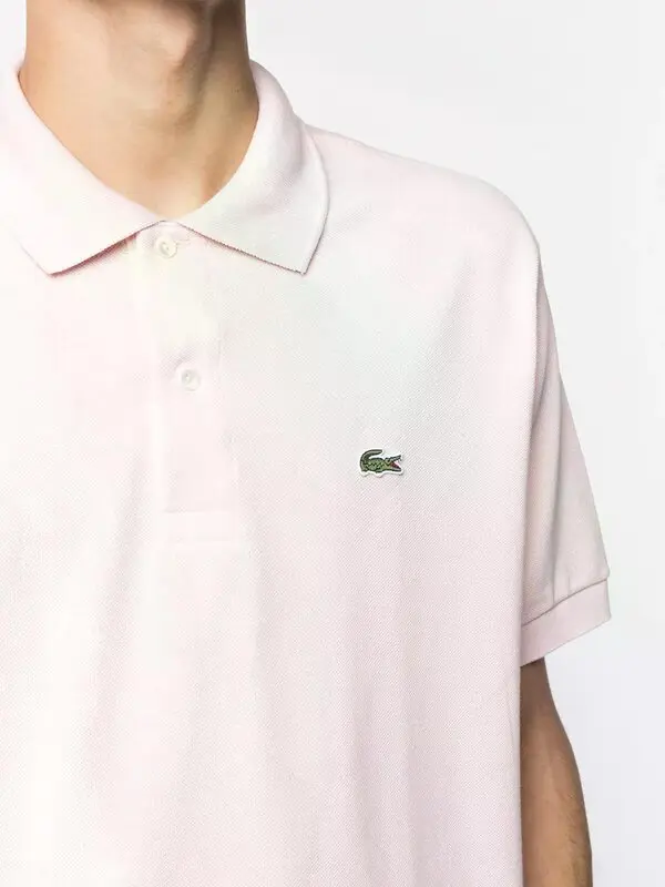 Lacoste Embroidered Logo Polo Shirt - Pink