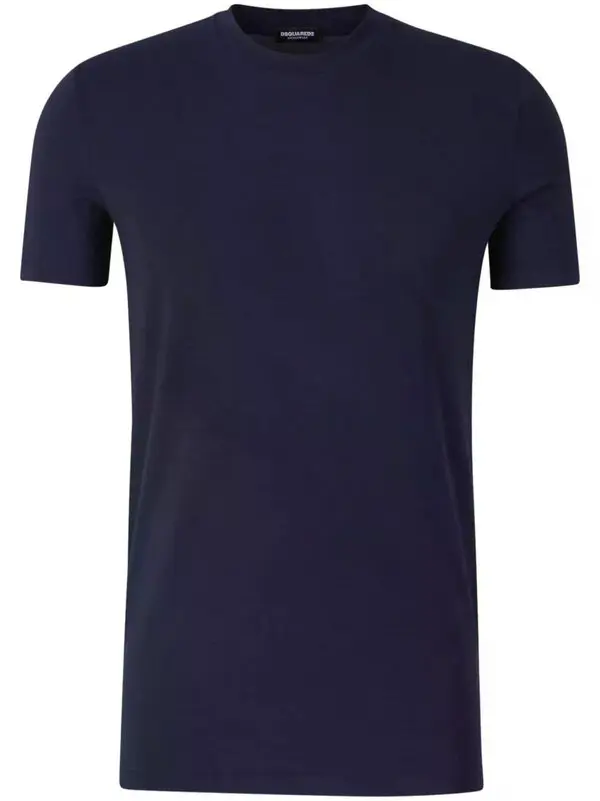 Dsquared2 Logo-embroidered T-shirt - Blue