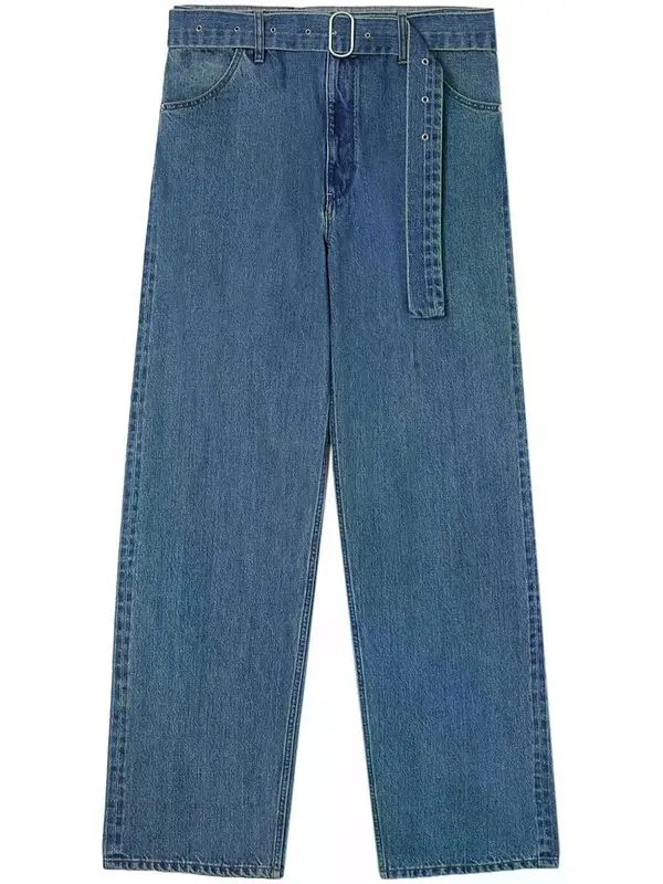 JIL SANDER Loose-fit Belted Jeans