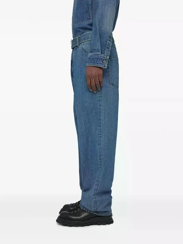 JIL SANDER Loose-fit Belted Jeans