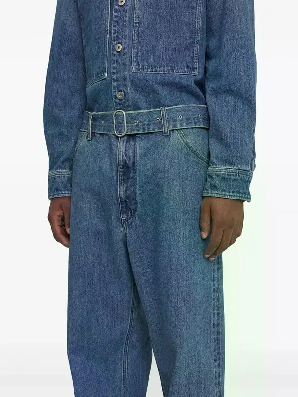 JIL SANDER Loose-fit Belted Jeans