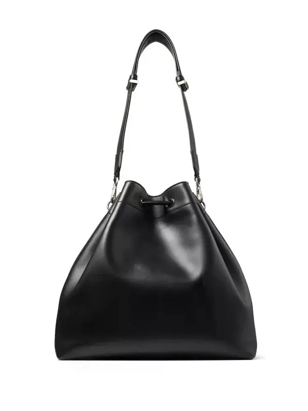JIMMY CHOO Cinch Leather Bucket Bag