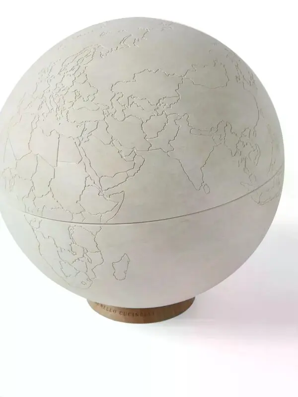 Brunello Cucinelli Engraved Stone Globe