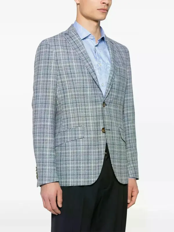 Etro Single-breasted Blazer - Blue