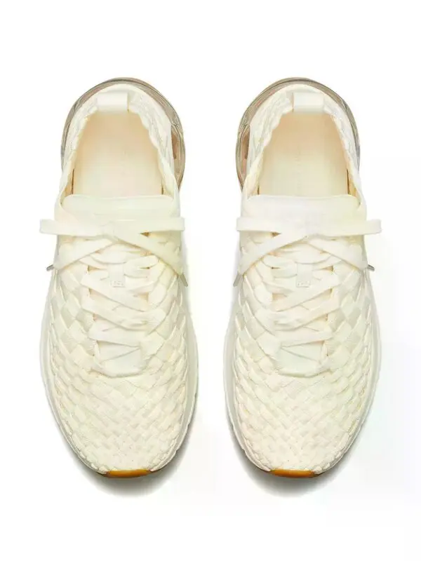 Tory Burch Good Luck Woven Sneakers - Neutrals