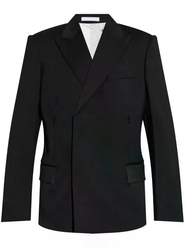 Helmut Lang Boxy Virgin Wool Blazer