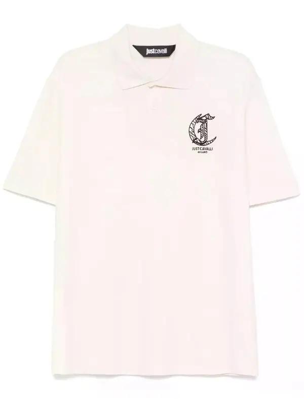 Just Cavalli Embroidered-logo Polo Shirt