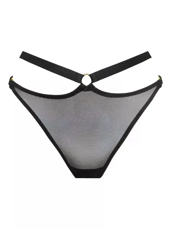 BORDELLE Cut-out Briefs - Black