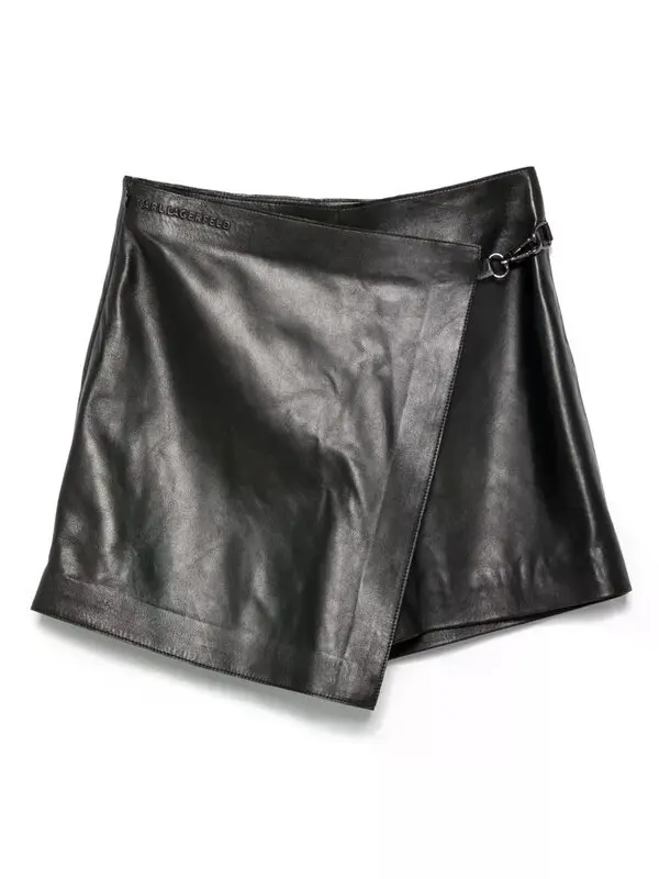 Karl Lagerfeld Leather Skorts