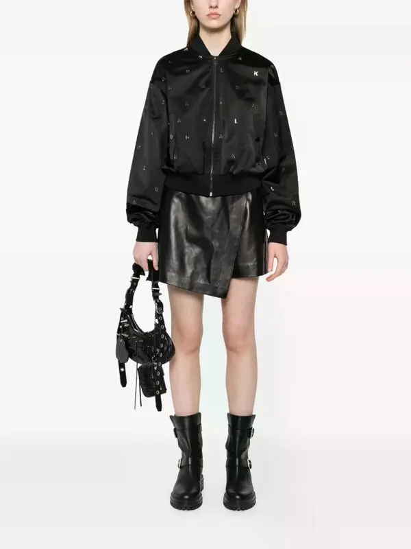 Karl Lagerfeld Leather Skorts