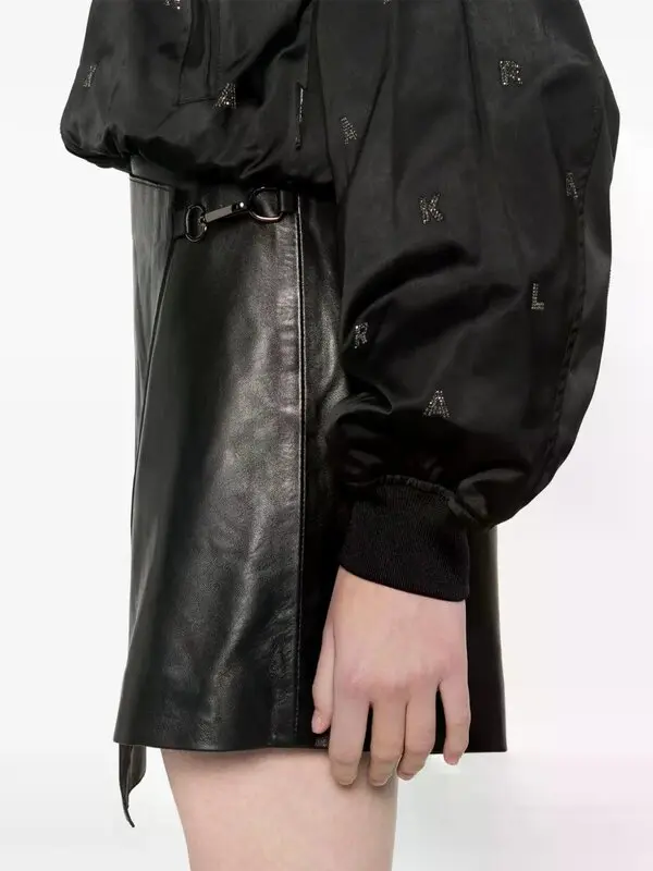 Karl Lagerfeld Leather Skorts