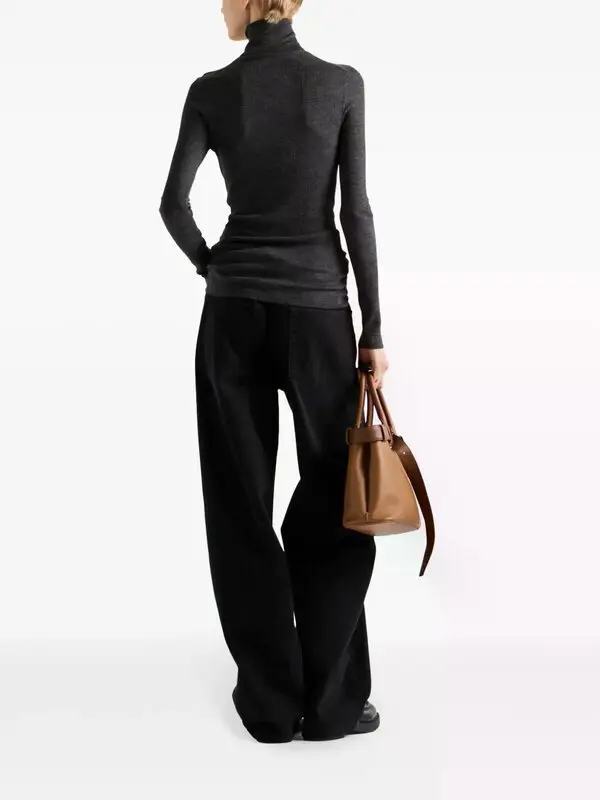 Prada Wool Turtleneck Sweater - Grey