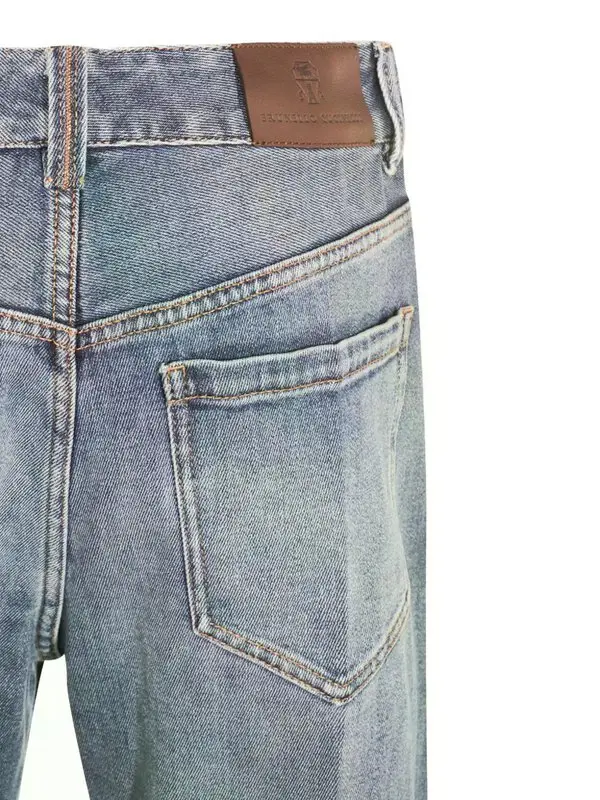 Brunello Cucinelli Pressed-crease Jeans