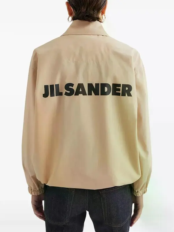 JIL SANDER Logo-print Jacket - Neutrals