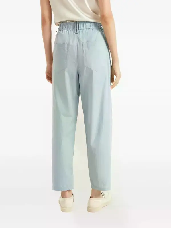 Brunello Cucinelli Monili Chain-detail Straight-leg Trousers