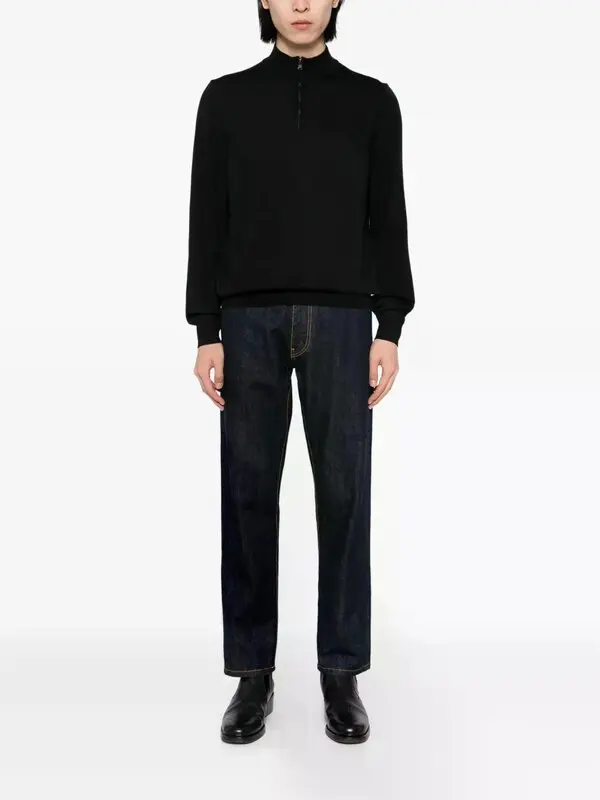 BOSS Half-zip Knitted Jumper