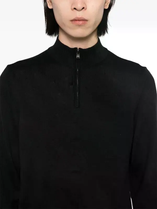 BOSS Half-zip Knitted Jumper